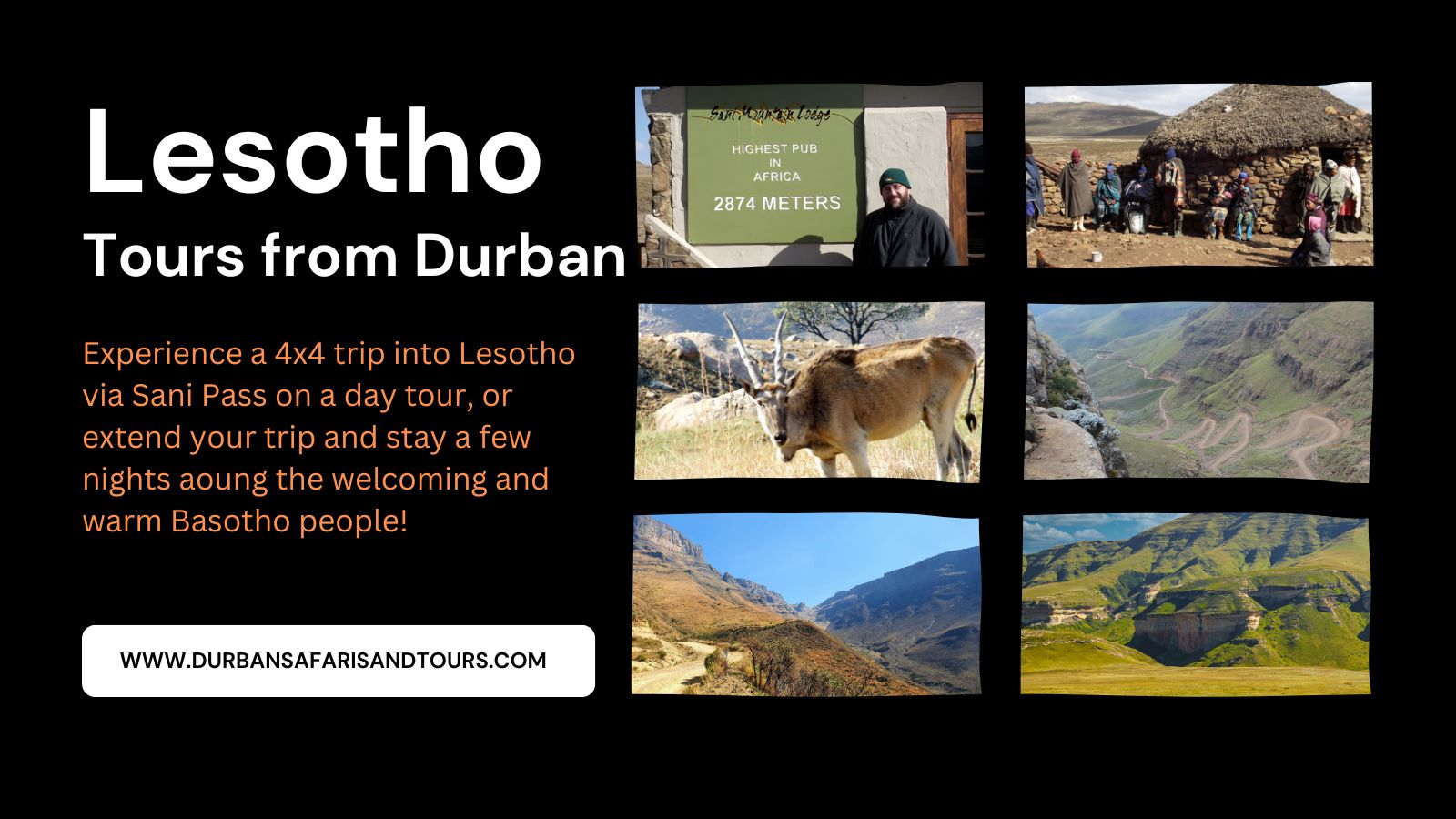 Lesotho Tours from Durban - Durban Safaris and Tours